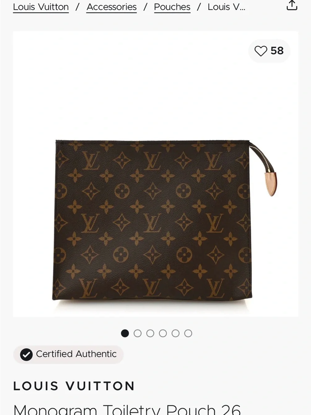 Louis Vuitton | Bags | Louis Vuitton Monogram Canvas Toiletry Pouch 26 ...